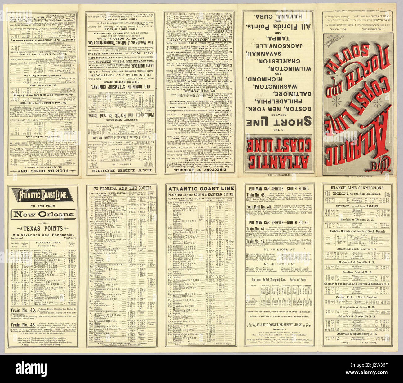 1885 ACL text Stock Photo - Alamy