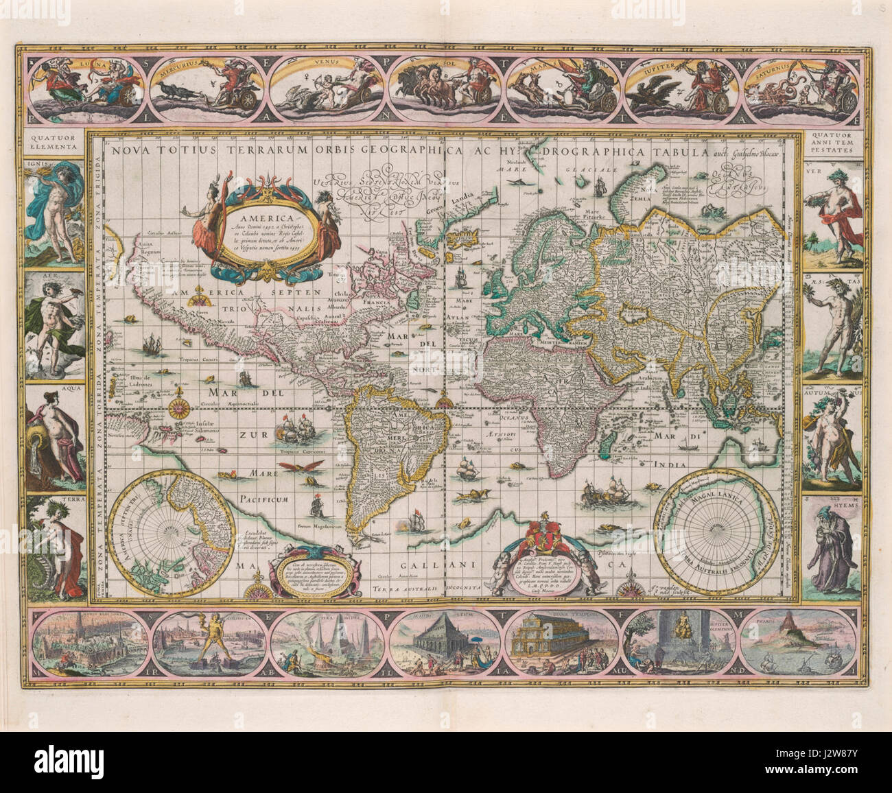 The Nova Blaeu map from 1606-1626 is a significant historical ...