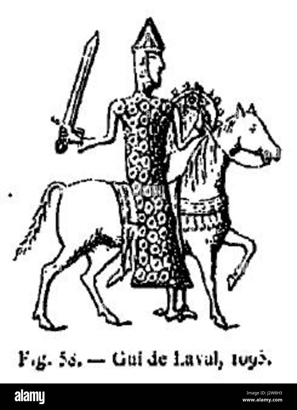 Medieval knights manuscript Black and White Stock Photos & Images - Alamy