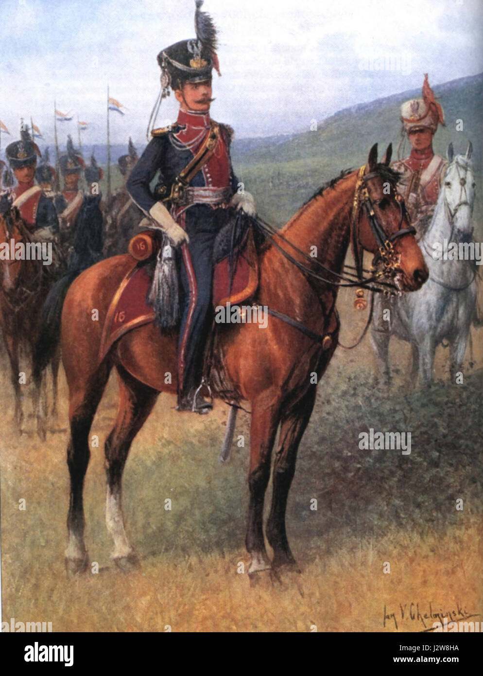 The 16th Uhlans Regiment was a military unit of the Duchy of Warsaw ...