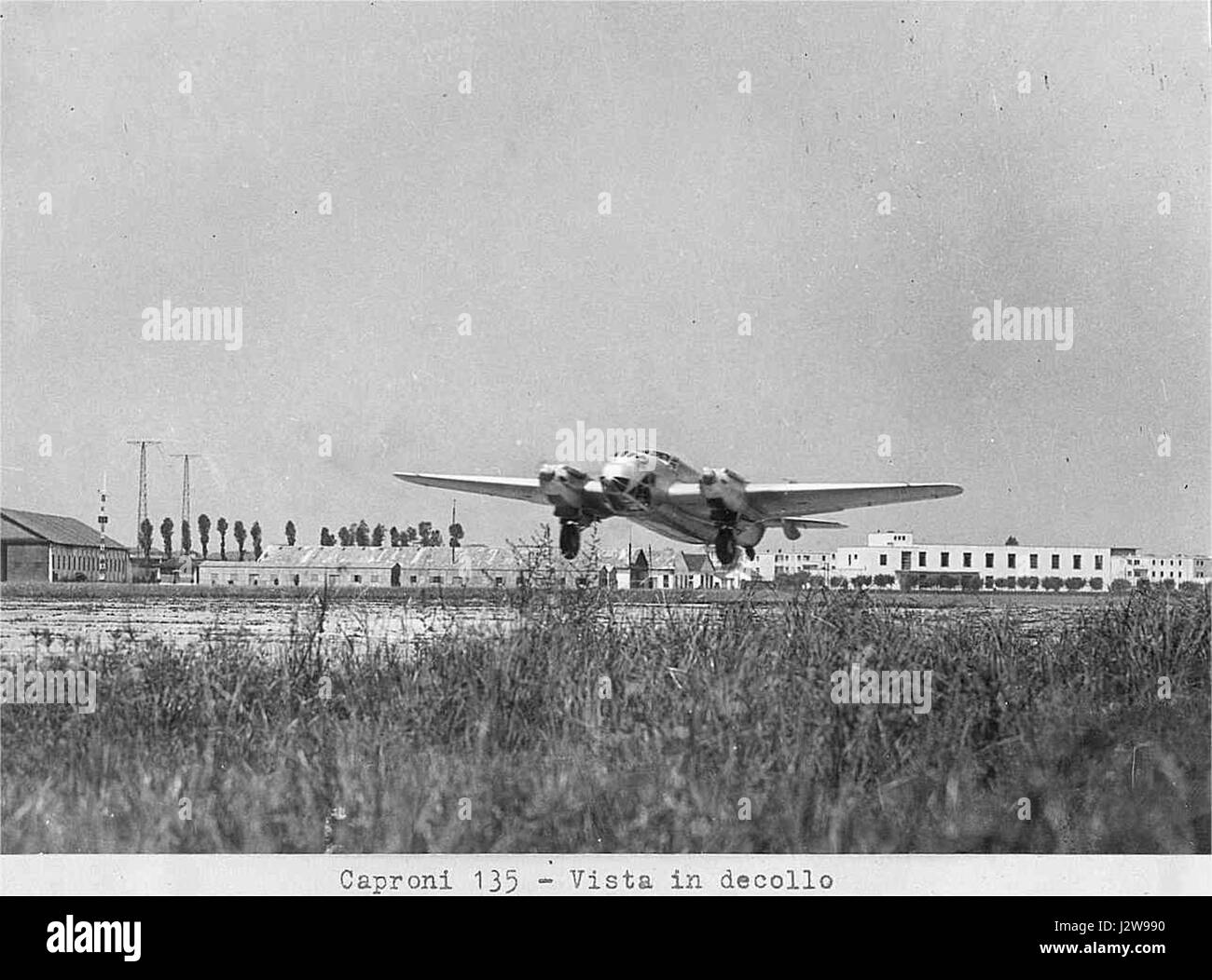 The 1937 Caproni 135 A is a twin-engine aircraft designed by the ...