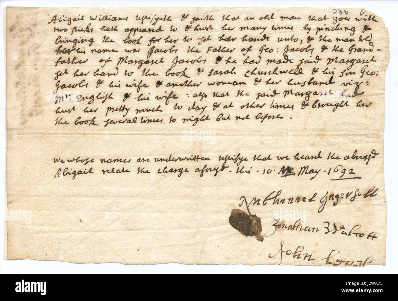 Abigail Williams Wanted Poster