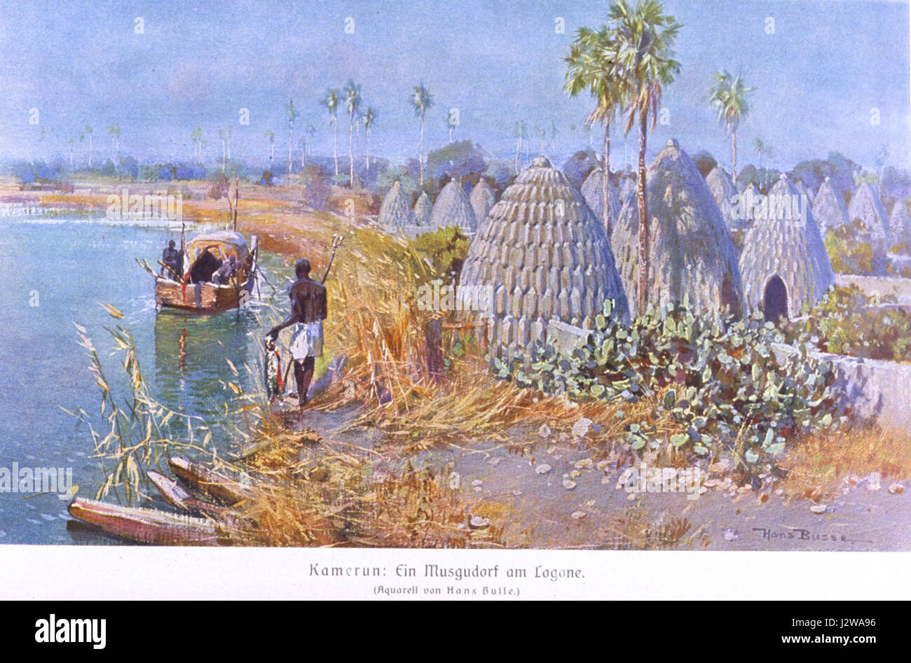 A village on a lake in Cameroon offers a unique glimpse into the daily ...