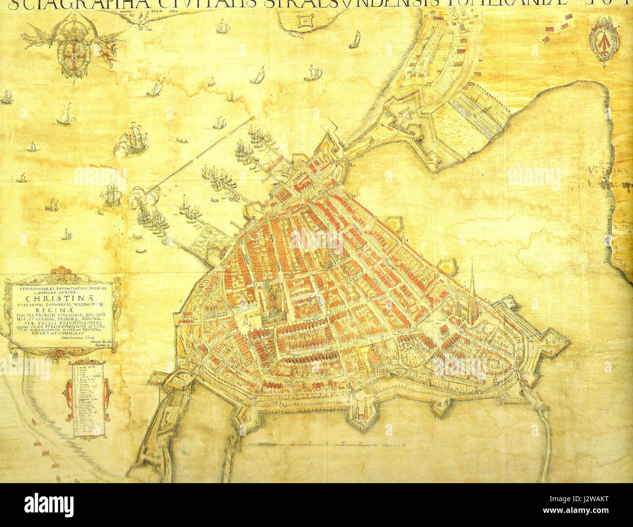 Stralsund Old Map High Resolution Stock Photography and Images - Alamy