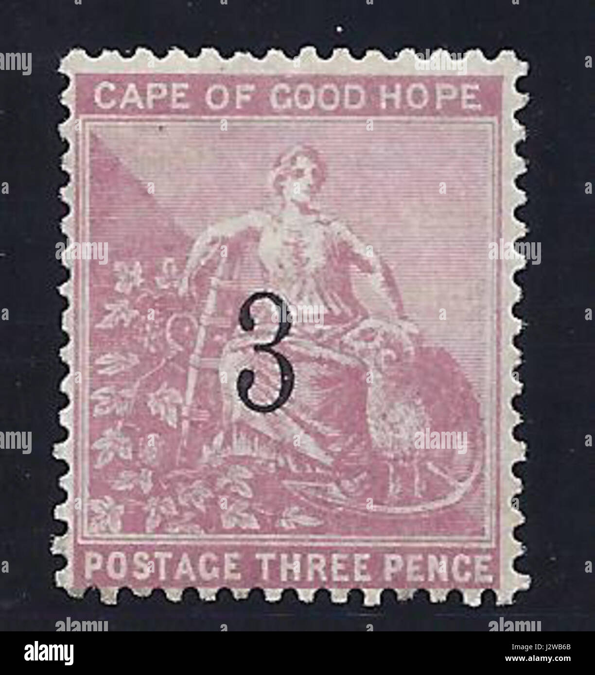 The 1880 Cape of Good Hope second surcharge stamp is a notable ...