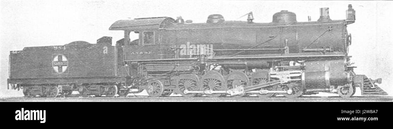 2-10-2 tandem compound locomotive, Santa Fe (Howden, Boys' Book of ...