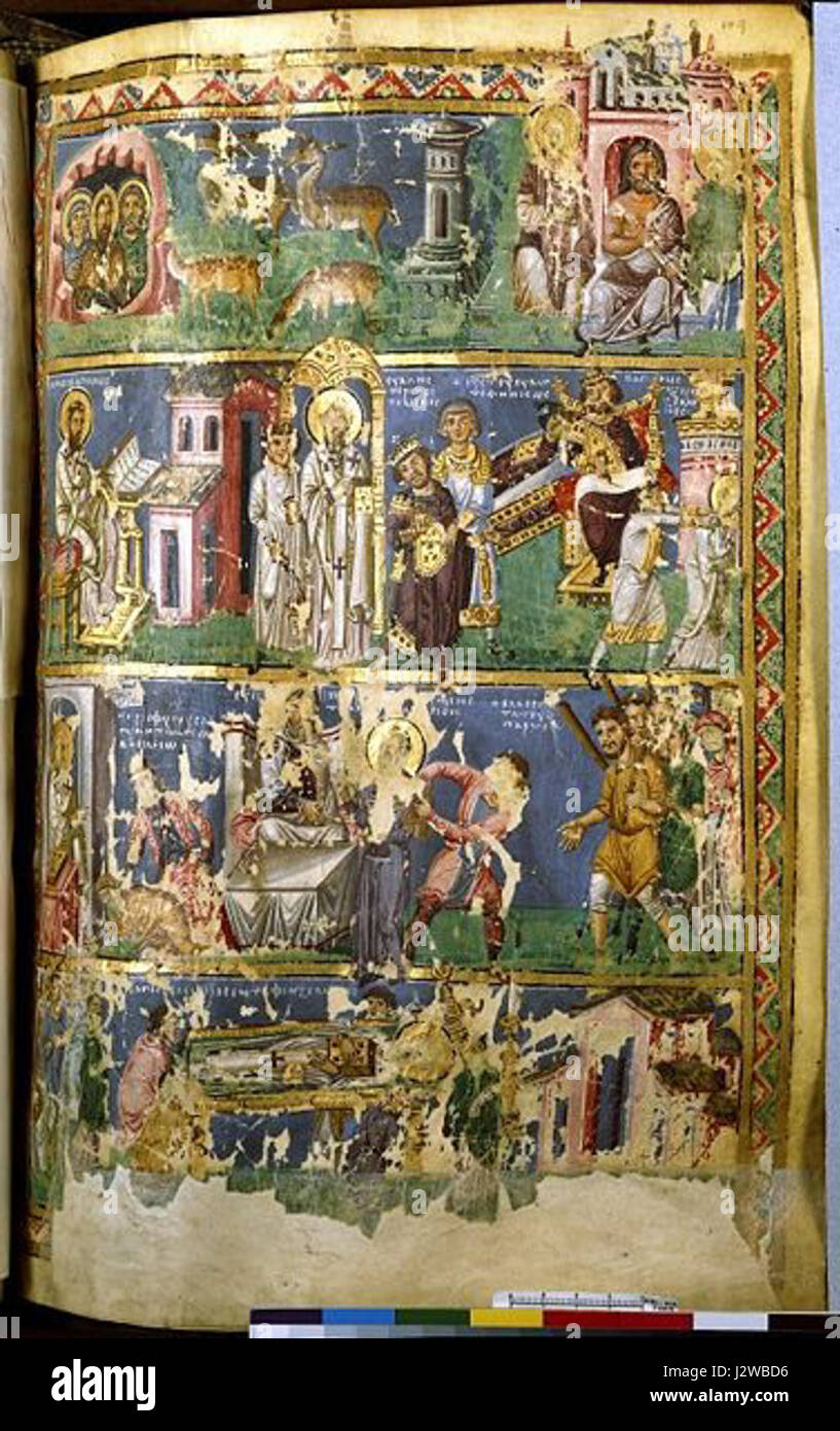 A historical depiction of the death of Emperor Valentinian I, a Roman ...