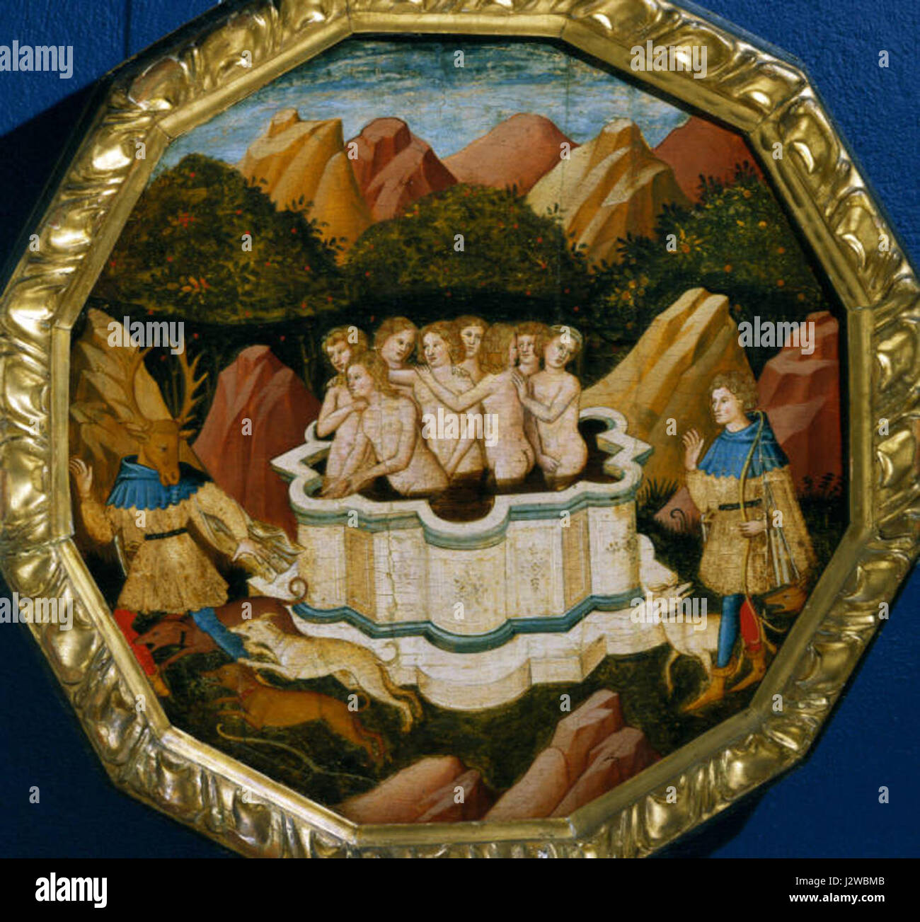 8 Attributed to Paolo Schiavo, The Story of Diana and Actaeon, ca. 1440 ...