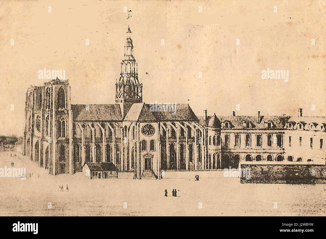 'Abbatiale Corbie' refers to a significant historical structure from ...