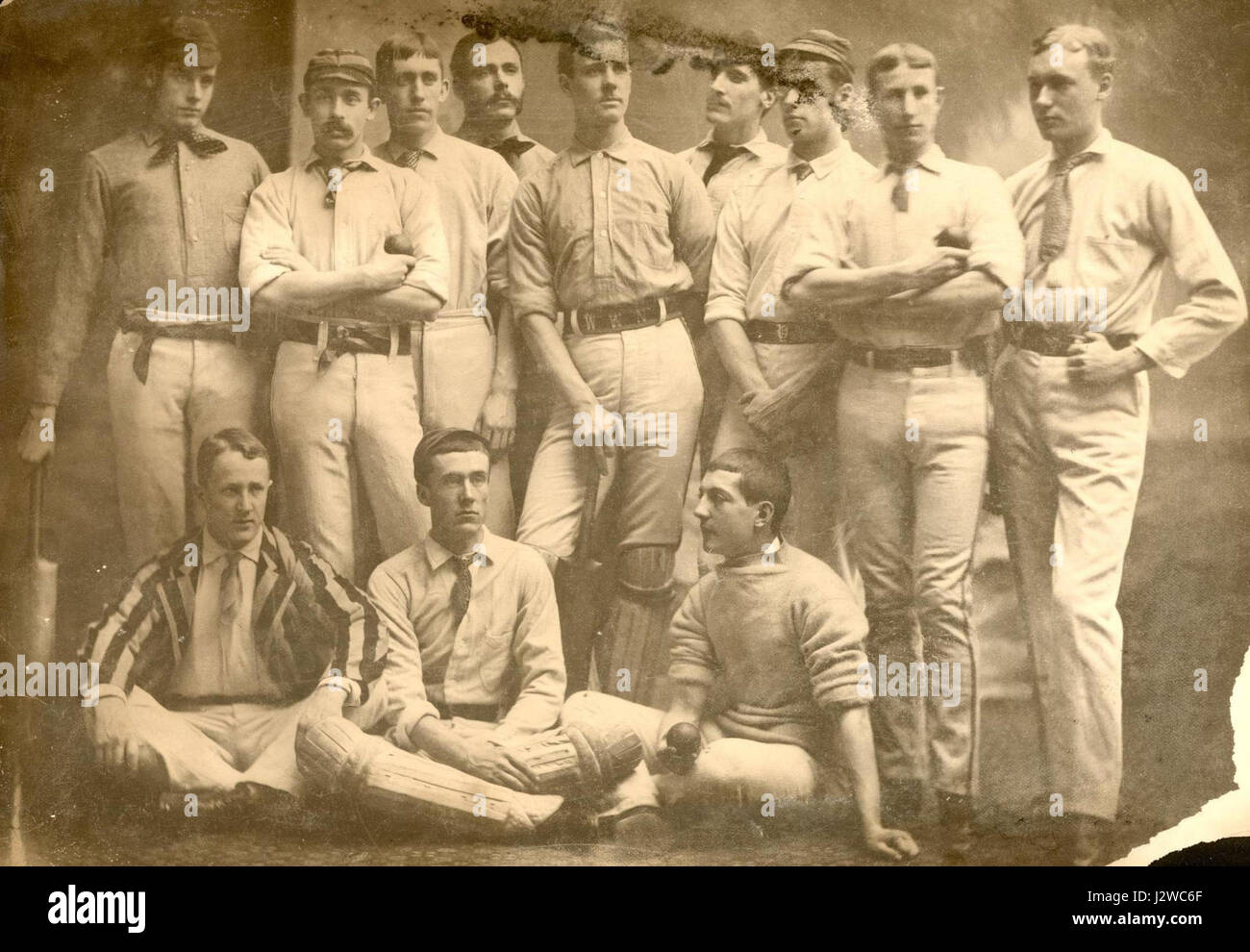 1883 Penn Cricket Team Stock Photo - Alamy