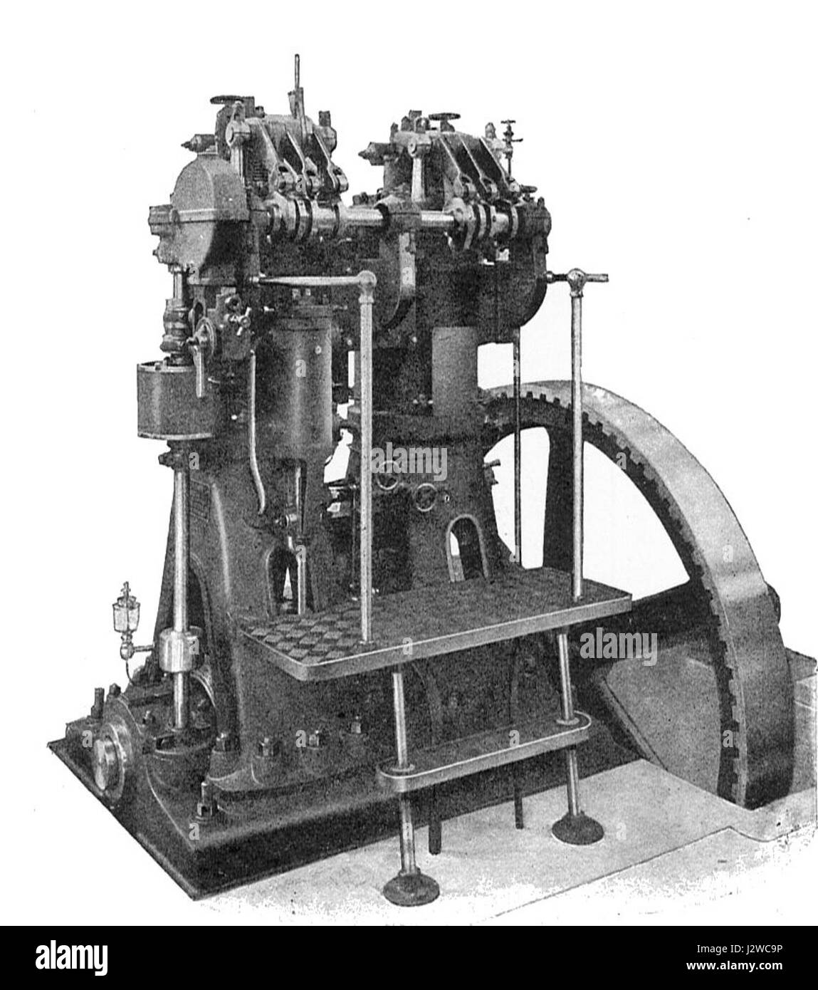 Twin diesel engine Black and White Stock Photos & Images - Alamy