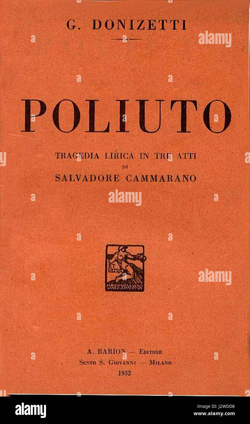 Poliuto hi-res stock photography and images - Alamy