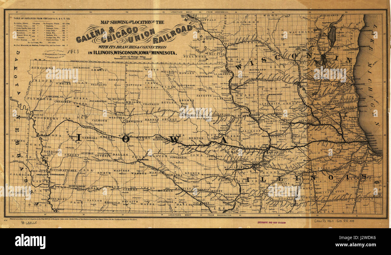 Galena map hi-res stock photography and images - Alamy