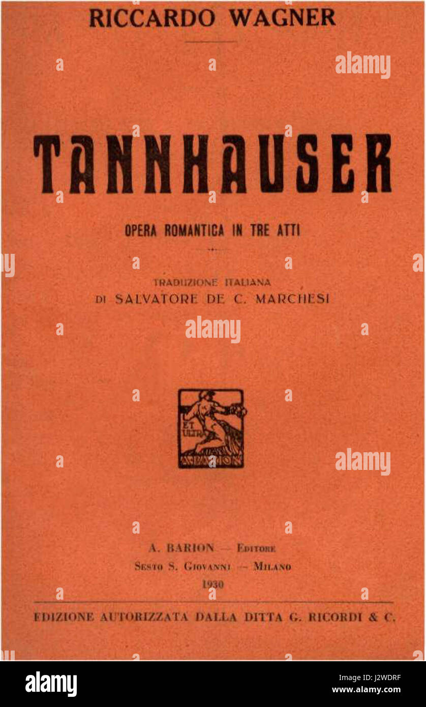 Tannhäuser hi-res stock photography and images - Alamy