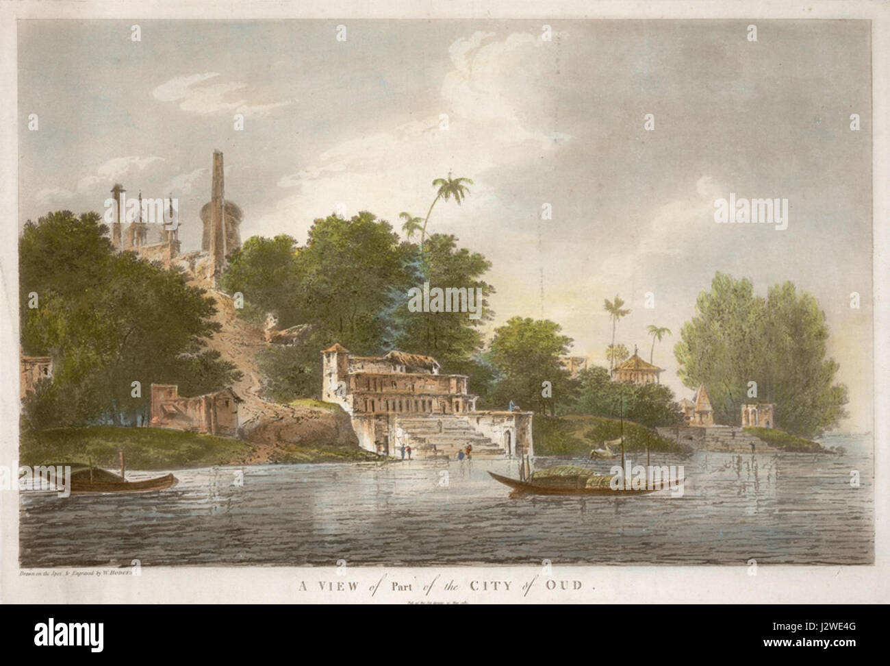 A View of Part of the City of Oudh Stock Photo - Alamy