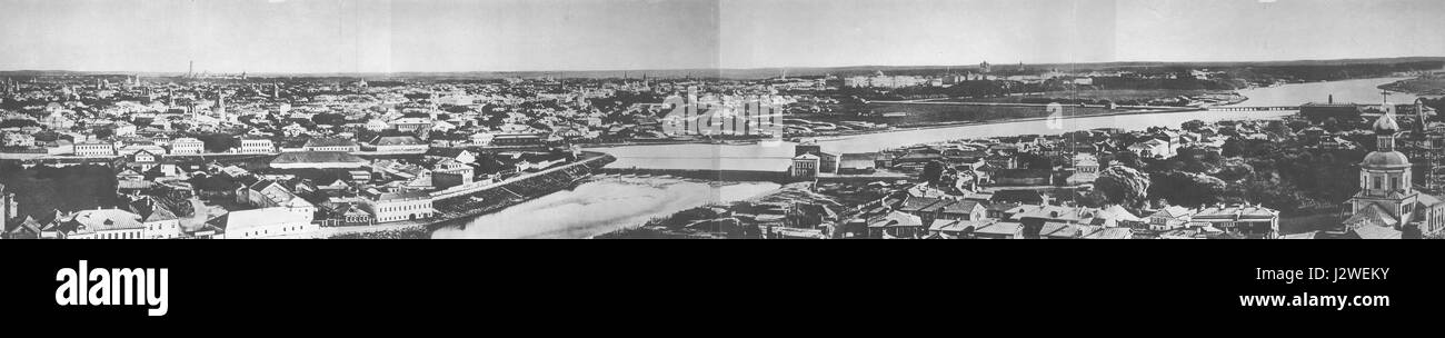The 1867 Moscow panorama is a detailed historical representation of ...