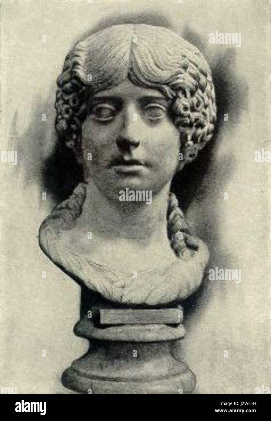 A Roman girl of the time of the Caesars Stock Photo - Alamy