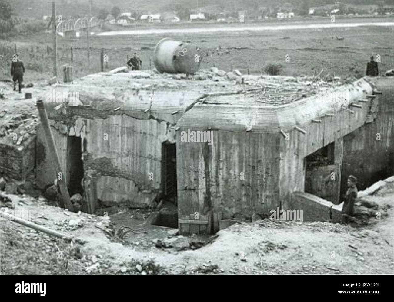 In 1941, during World War II, Slovak soldiers destroyed a Soviet bunker ...