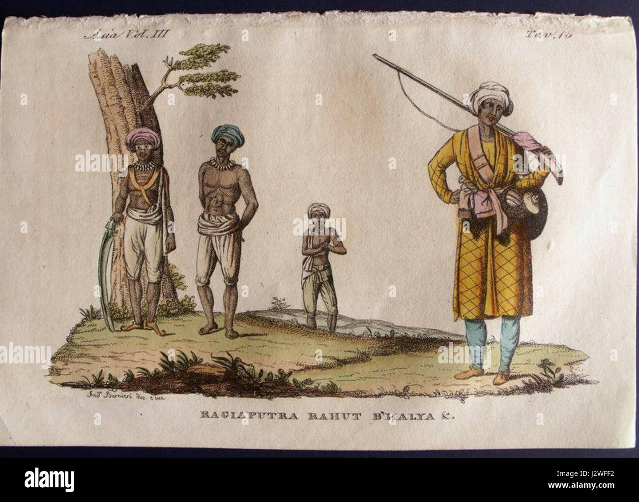 A depiction by Giulio Ferrario Stock Photo - Alamy