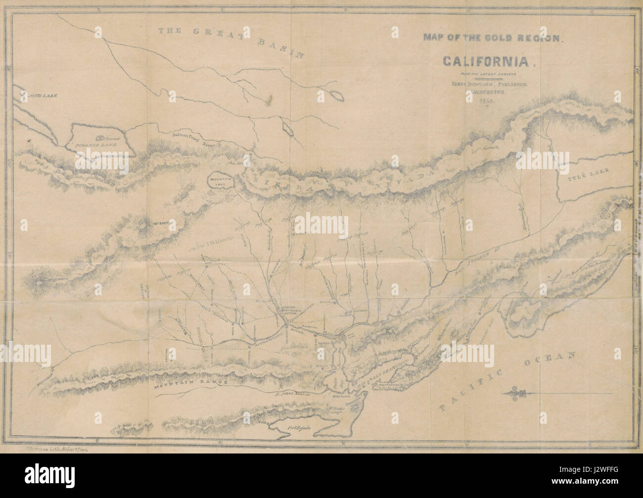 1850 map hi-res stock photography and images - Alamy