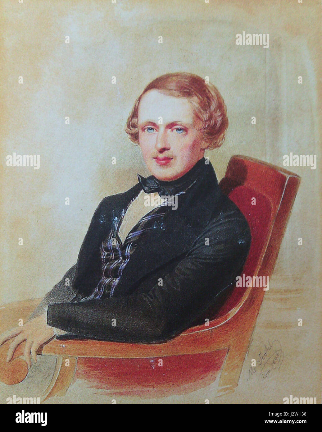 Pushkin drawing hi-res stock photography and images - Alamy