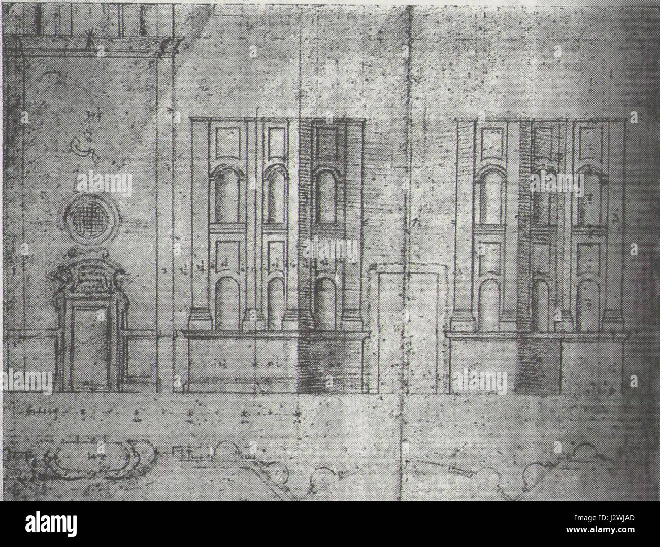 Borromini drawing hi-res stock photography and images - Alamy