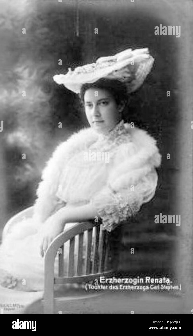 Archduchess Renata was a member of the Habsburg family, known for her ...