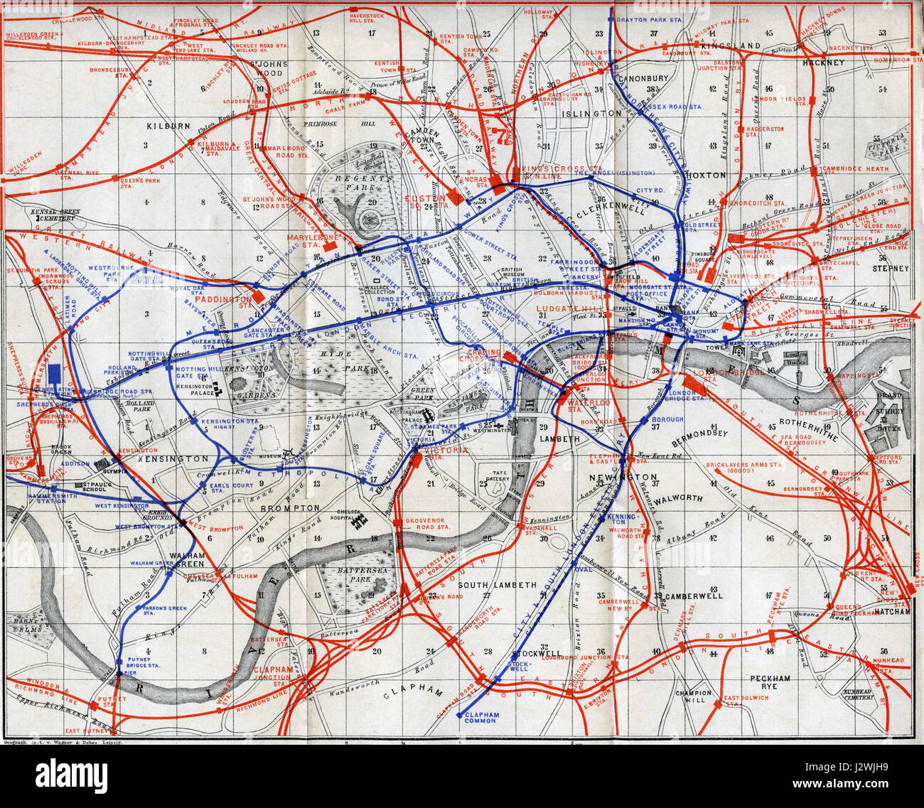 Baedeker London 1907 Stock Photo - Alamy