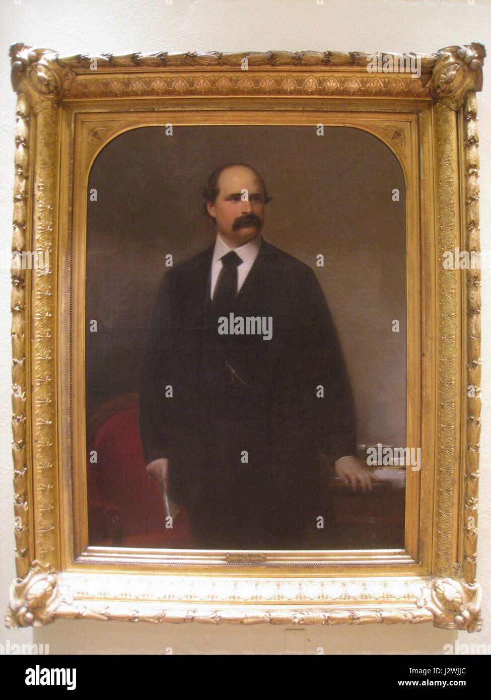 Anthony Joseph Drexel portrait - Drexel University - IMG 7352 Stock ...