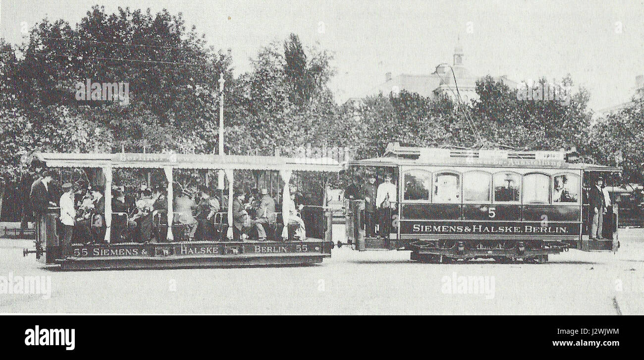 The BESTAG Wagen 5 und 55, produced in 1896, was part of a series of ...