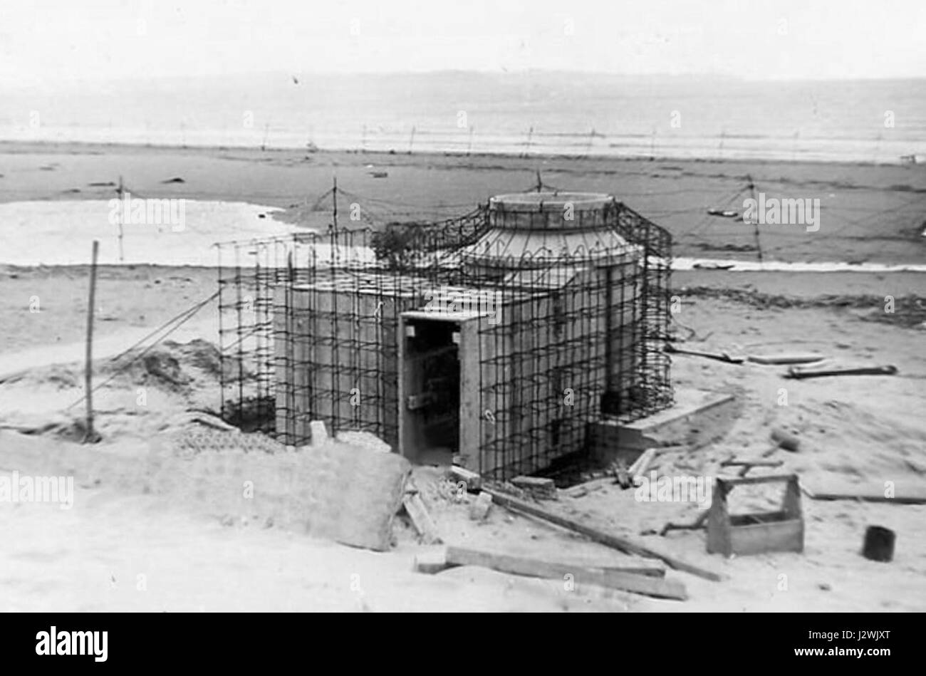 This image illustrates the construction of a Tobruk, a type of military ...