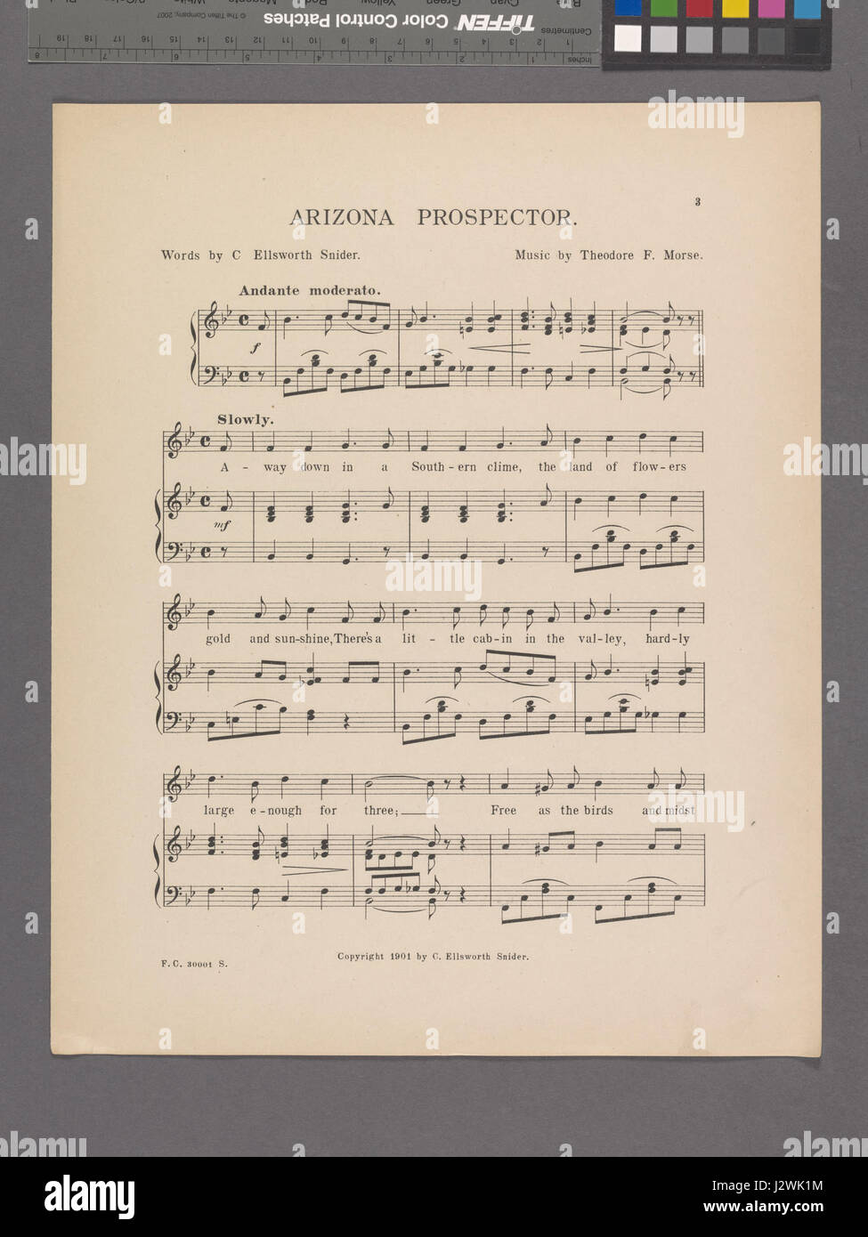 An image of a prospector from Arizona, possibly dating back to the late ...