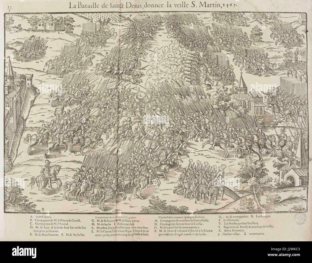 The Battle of Saint Denis took place in 1567 during the French Wars of ...
