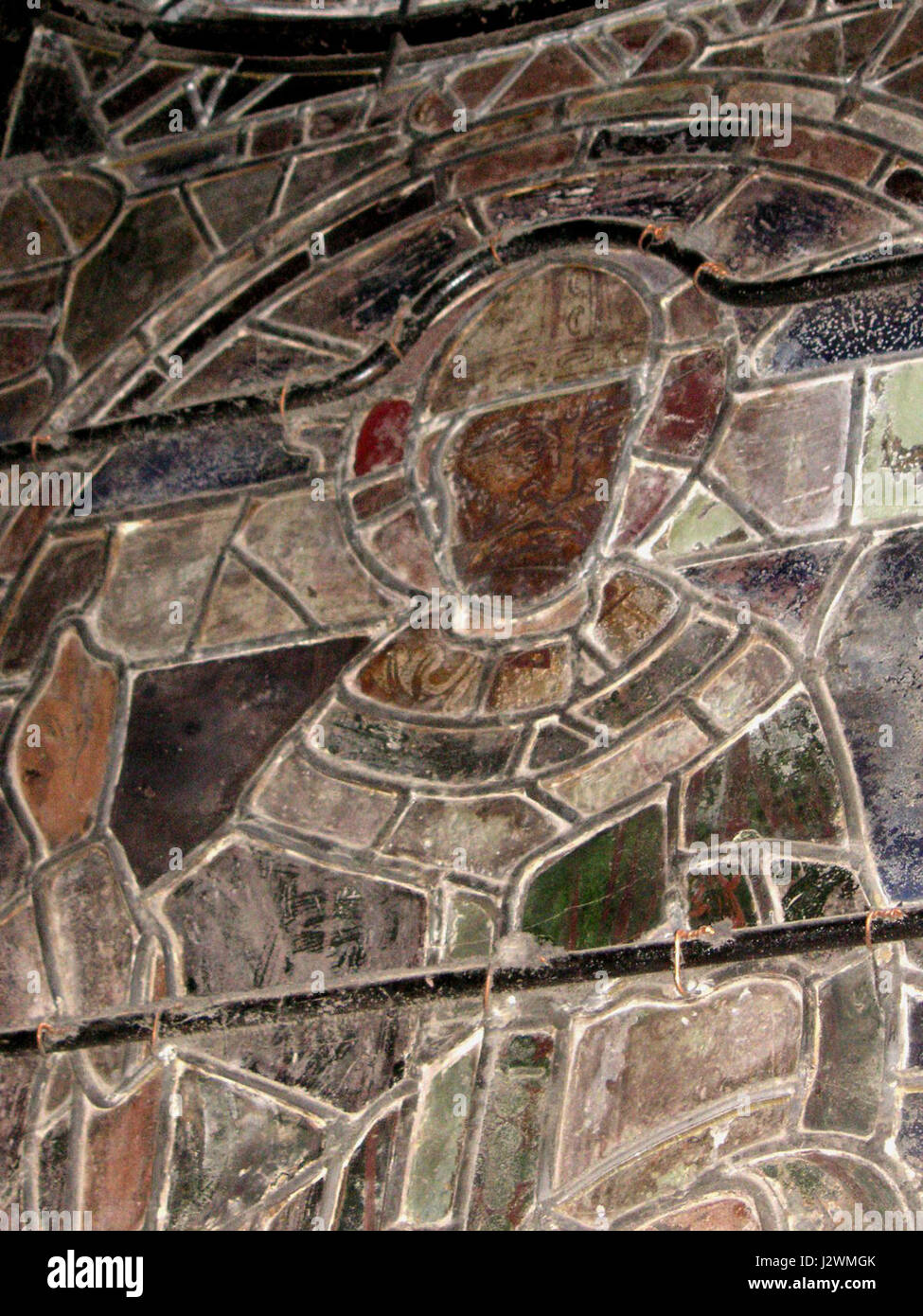 The Canterbury Cathedral window (012) showcases intricate stained glass ...