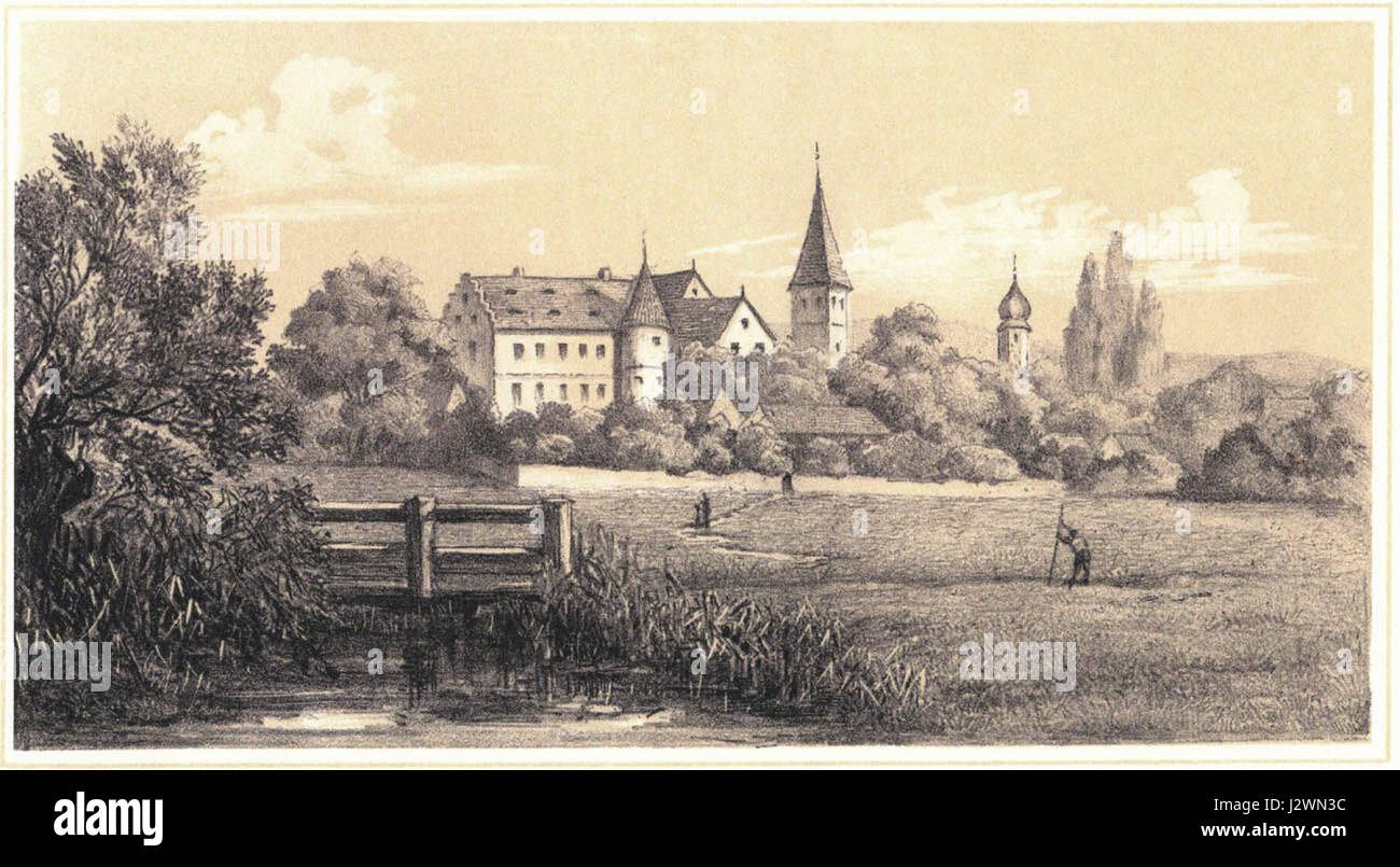 A view of Adelsdorf, a town in the district of Erlangen-HÃ¶chstadt ...