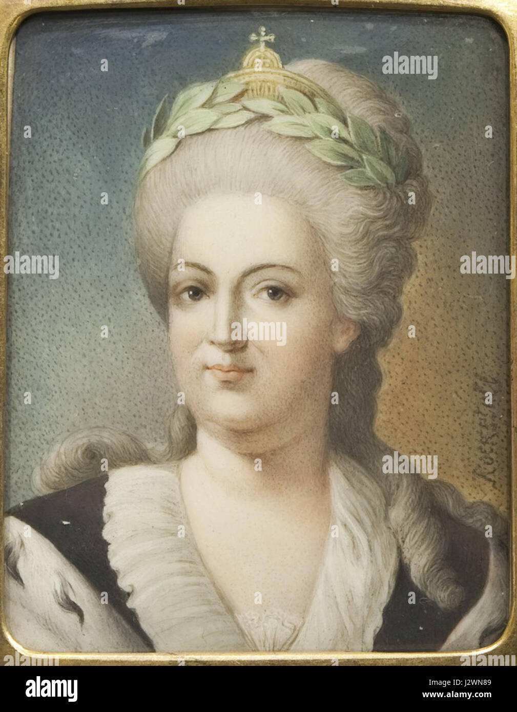 This 19th-century portrait of Catherine II, also known as Catherine the ...