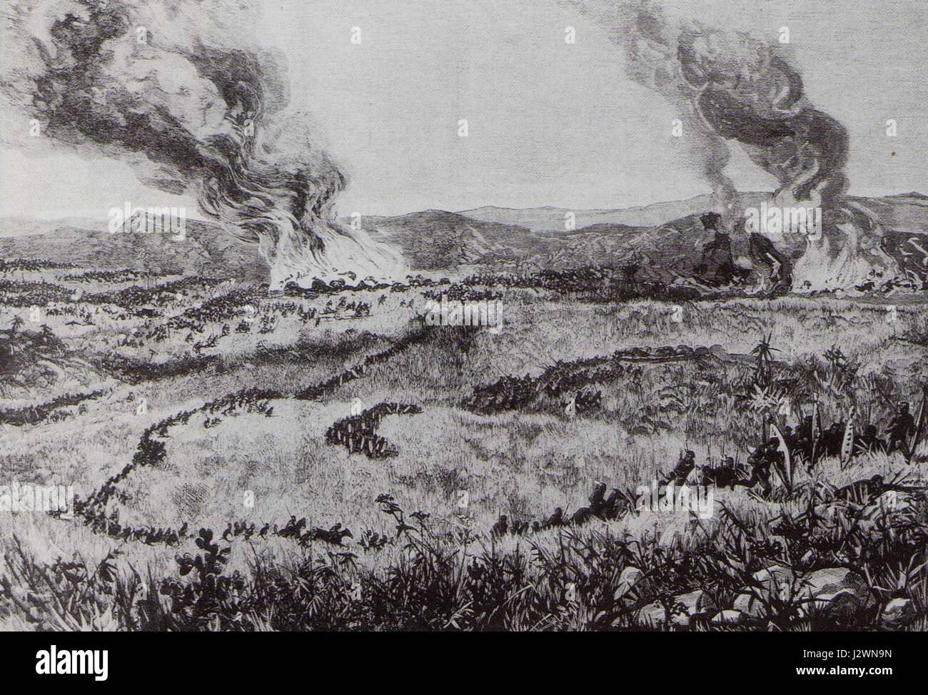 The Battle of Ondini was a conflict in French colonial history, likely ...