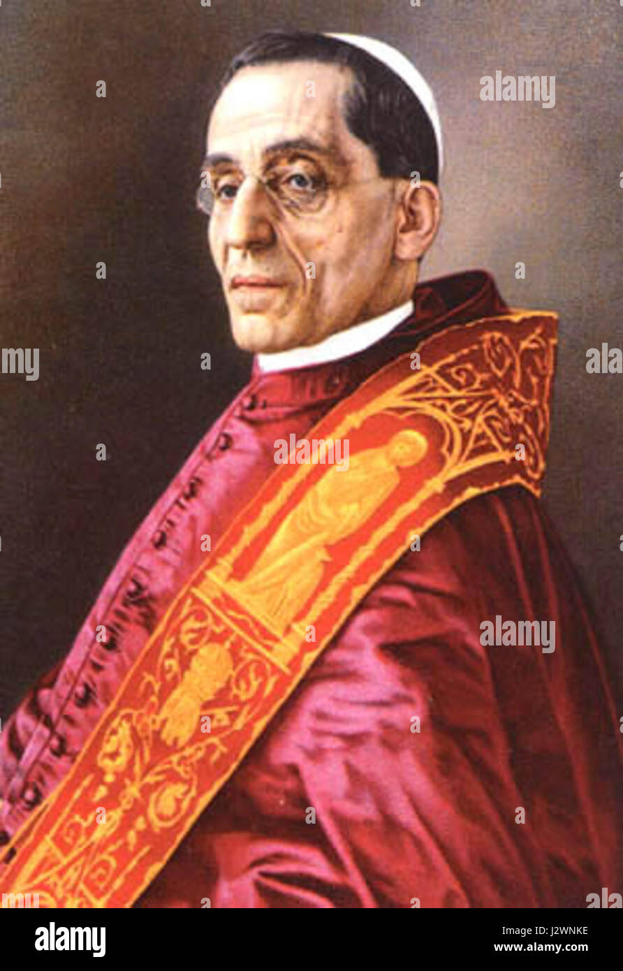 This title likely refers to a work of art featuring Pope Benedict XVI ...