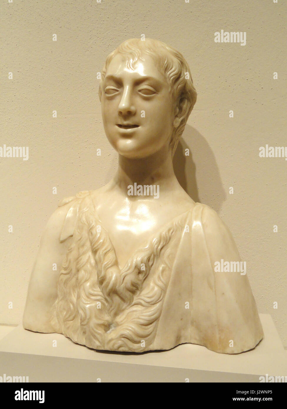 Bust of Saint John the Baptist, Master of the Marble Madonnas, Florence ...