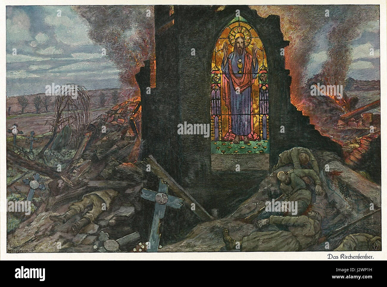 *Der Krieg* by Baluschek is a visual representation of war, featured in ...