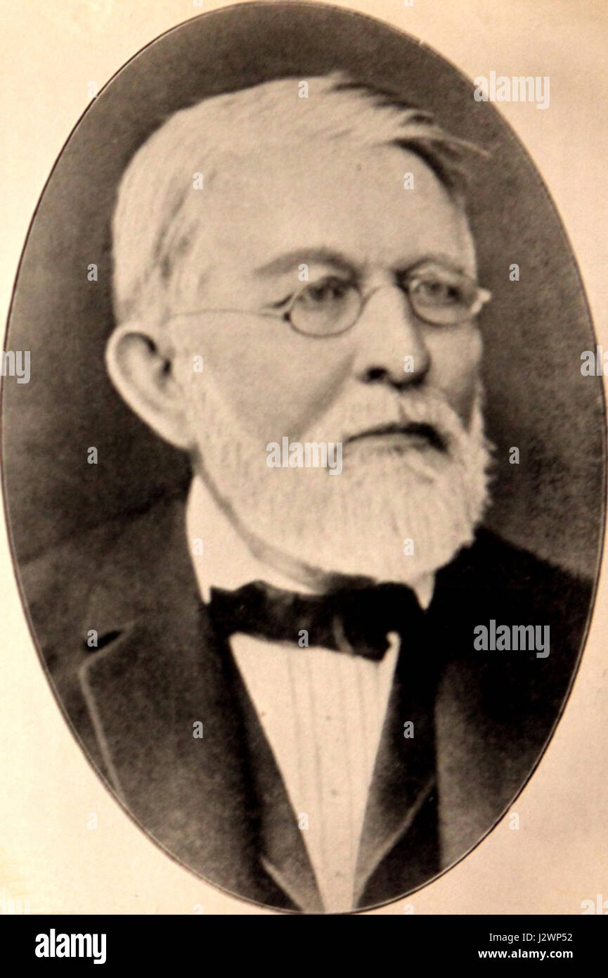 Anton Bernhardi, a German artist, is depicted in his later years ...