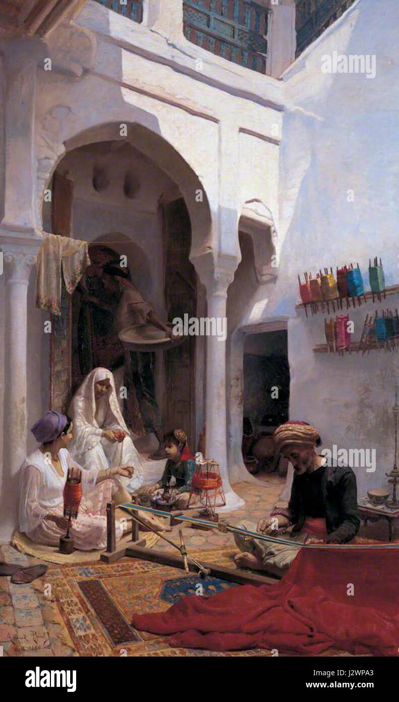 'Arab Weaver' is a painting by French artist Armand Point, created in ...