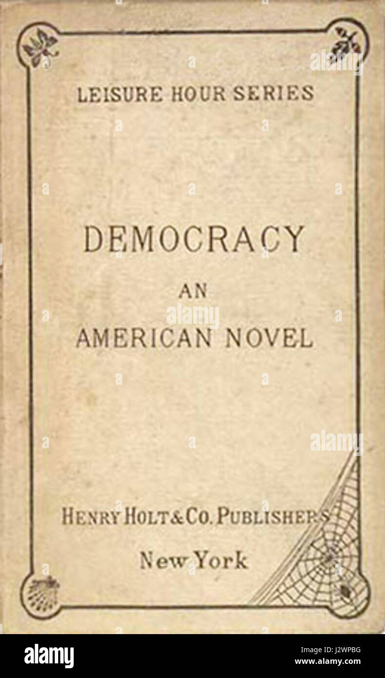 The cover of 'Adams Democracy' features a design that symbolizes the ...