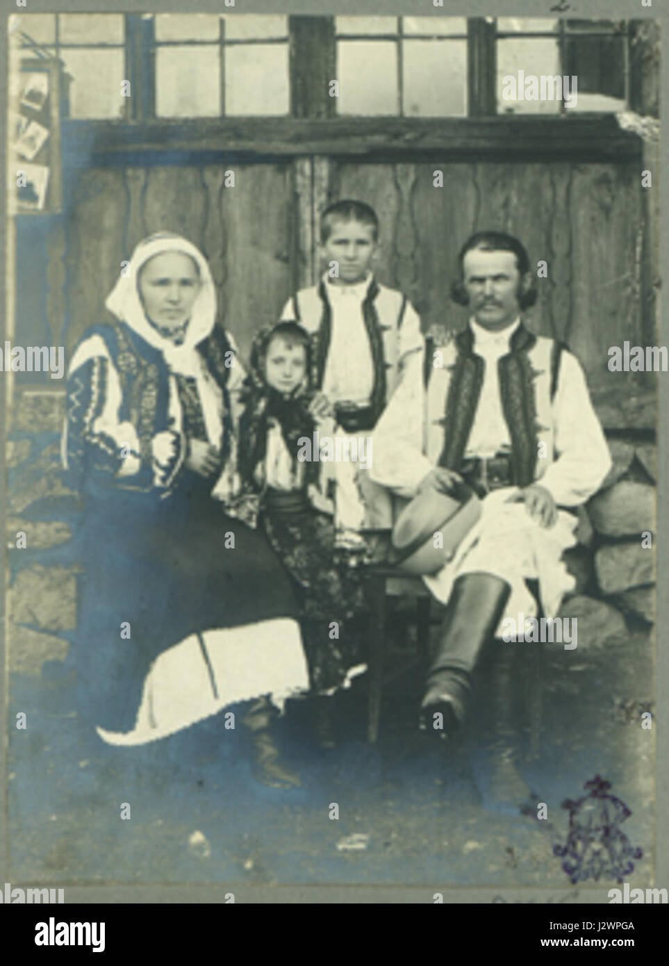 This image represents the Adler family of Vadu-Dobrii, a community in ...
