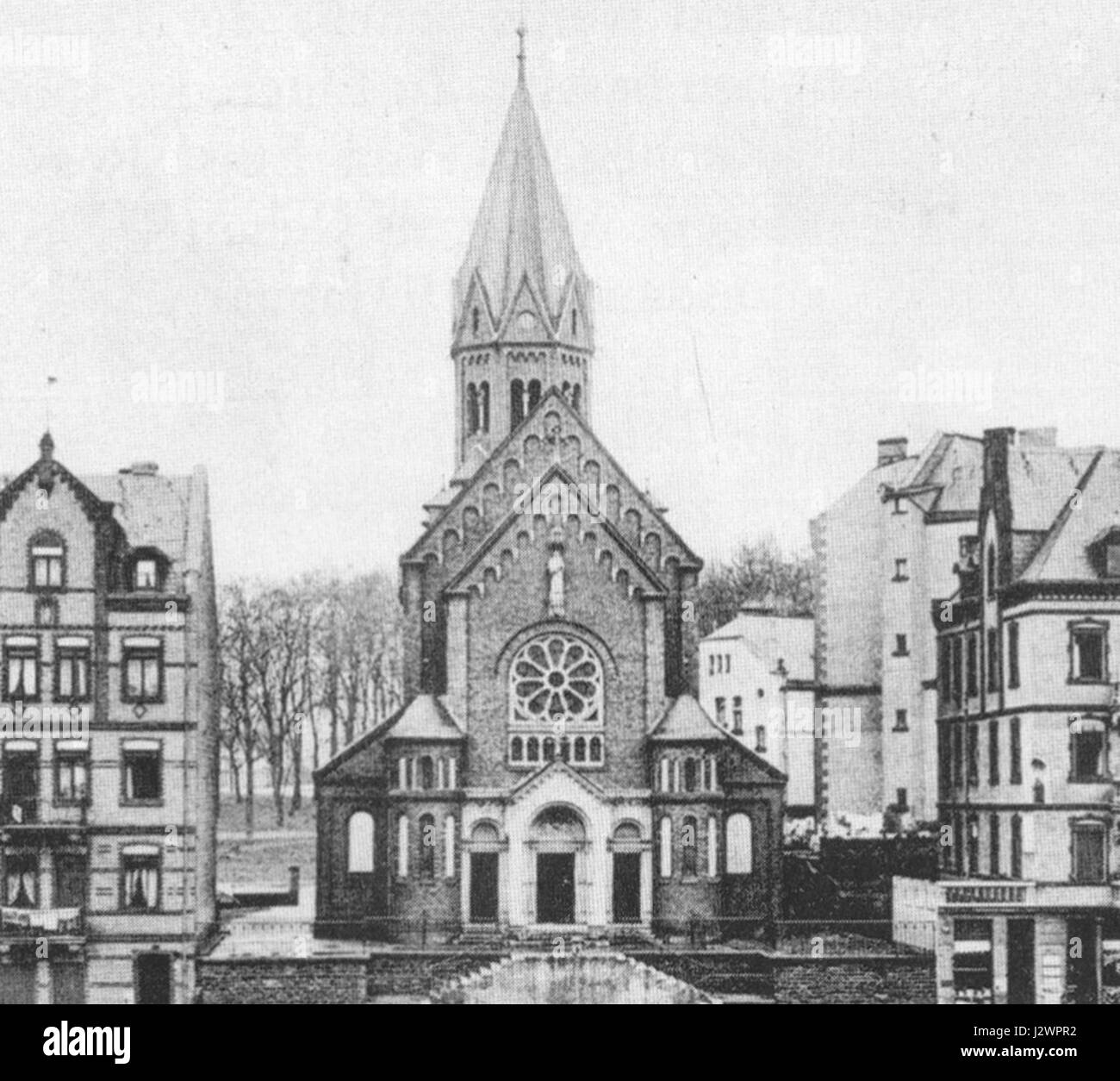 Alte St Antonius Kirche Koblenz 1900 Stock Photo - Alamy