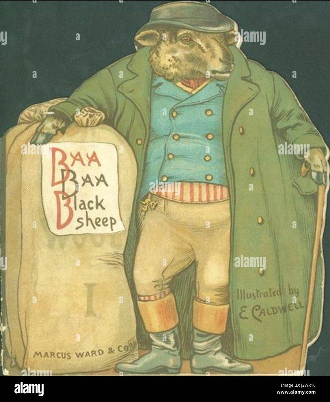 Baa Baa Black sheep pg 1 Stock Photo - Alamy