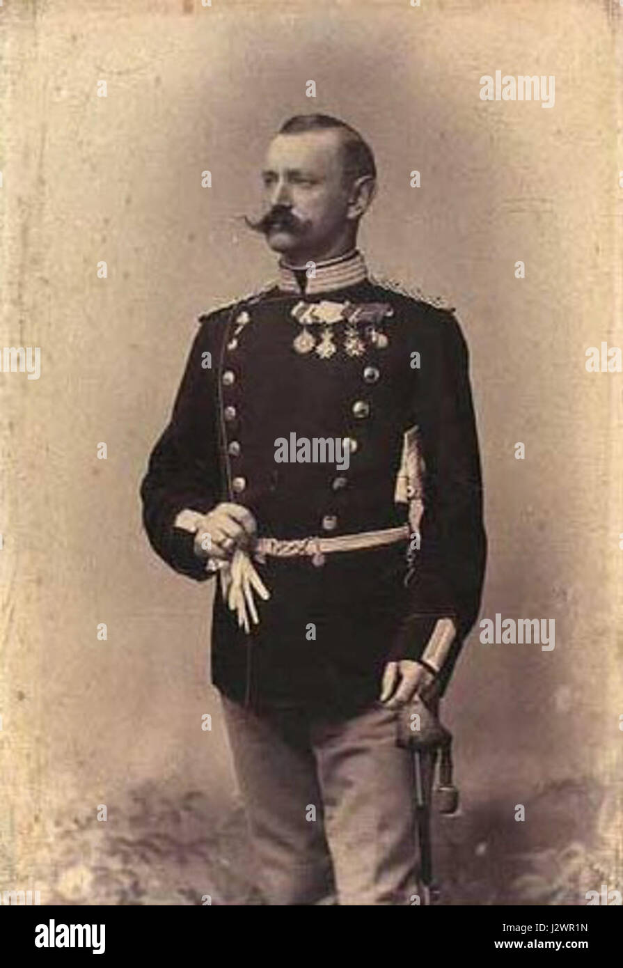 This is a portrait of Albert Arendrup by Carl Sonne. Arendrup was ...