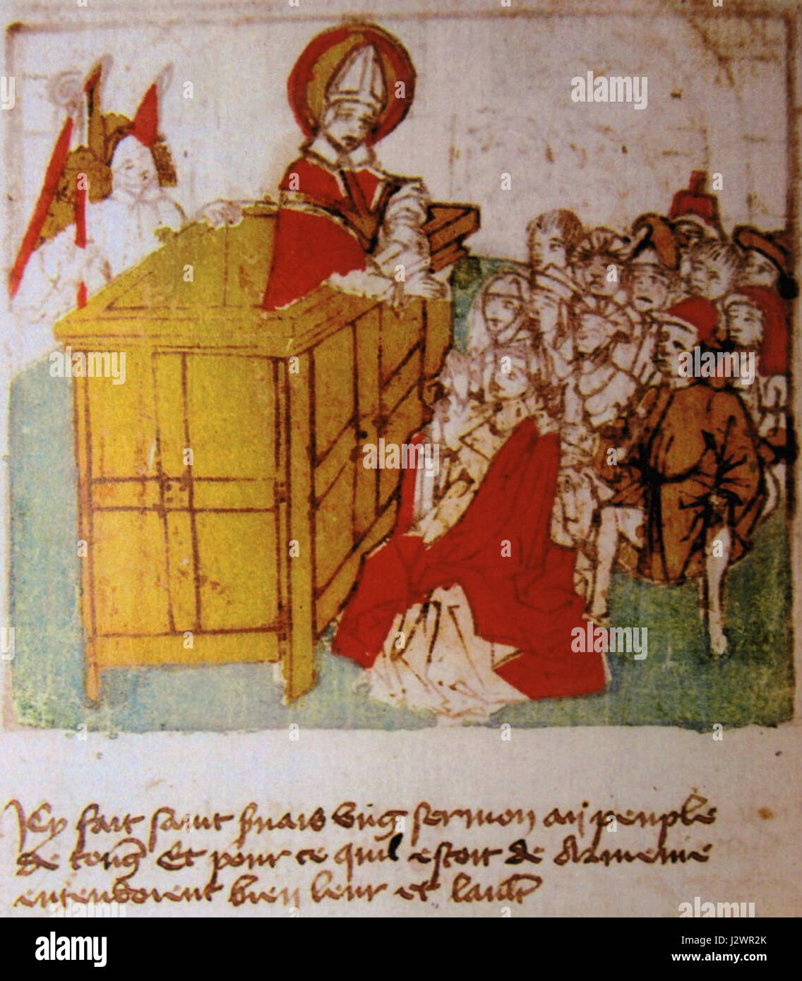 'Blokboek St. Servaas' is a medieval block book, focusing on the life ...