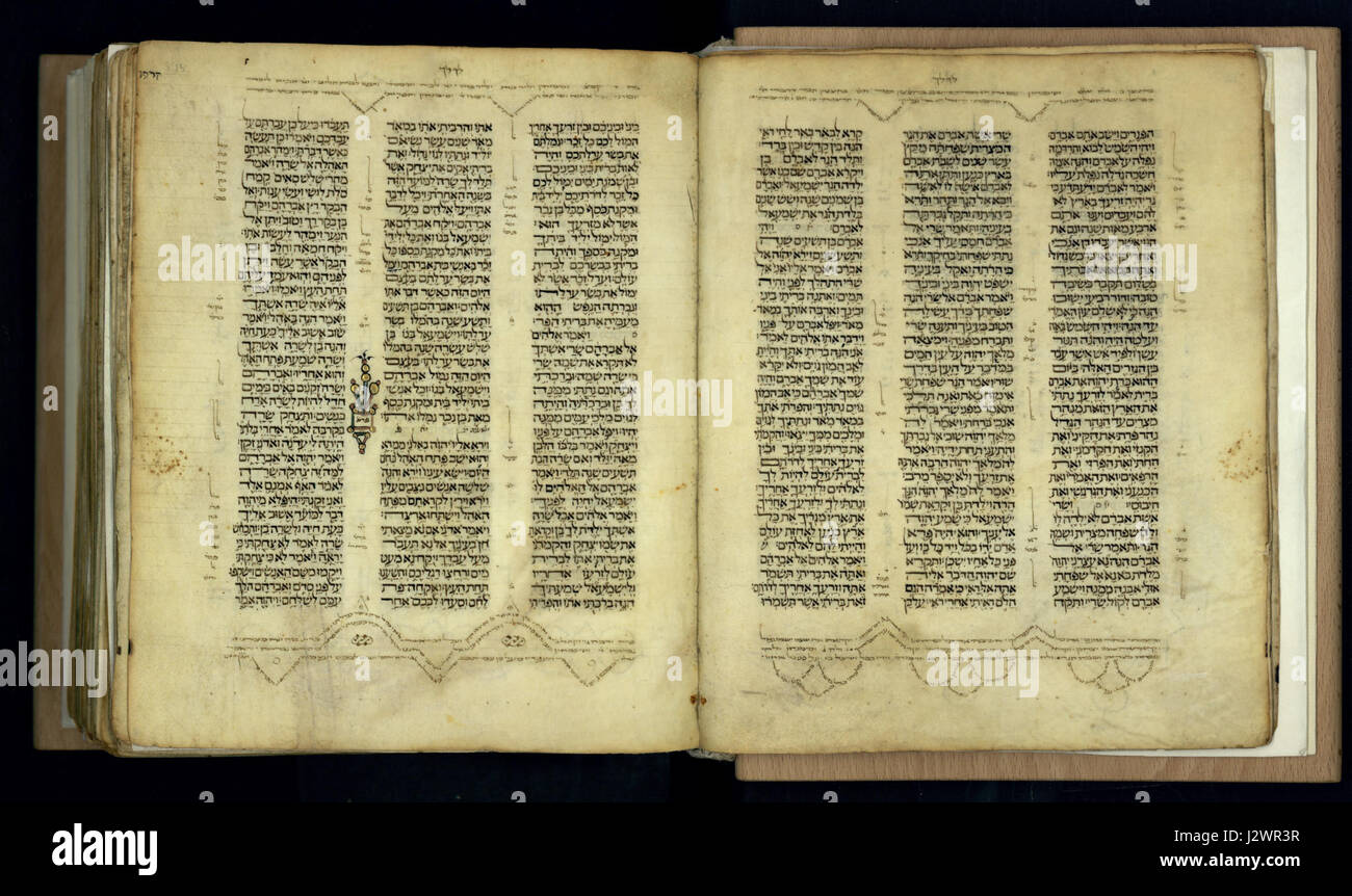 Bible from 1300 (14 Stock Photo - Alamy