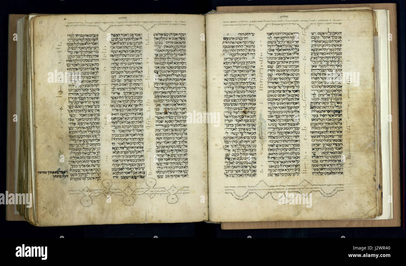 This medieval Bible, dating from 1300, is an important historical ...
